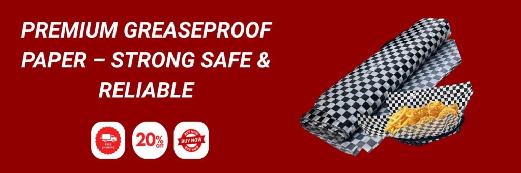 Greaseproof Paper – Oil-Resistant Food Wrapping Sheets